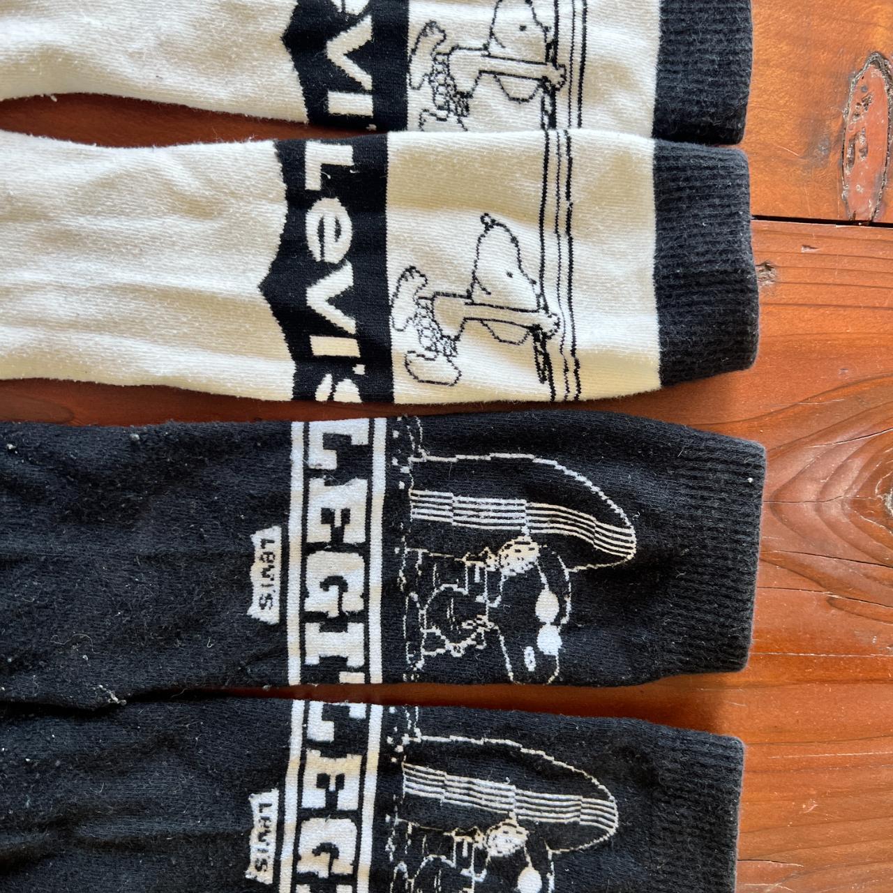 Levi's Snoopy Peanuts Legit Socks S/M - Depop