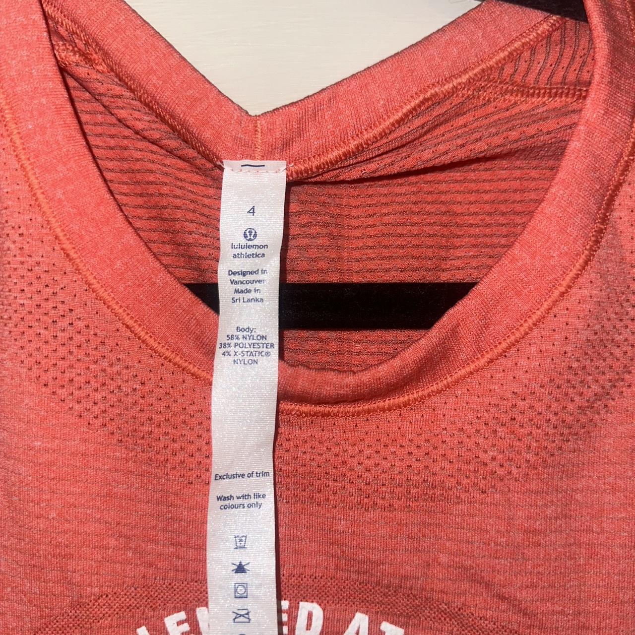 lululemon shirt size 4 perfect condition #lululemon - Depop