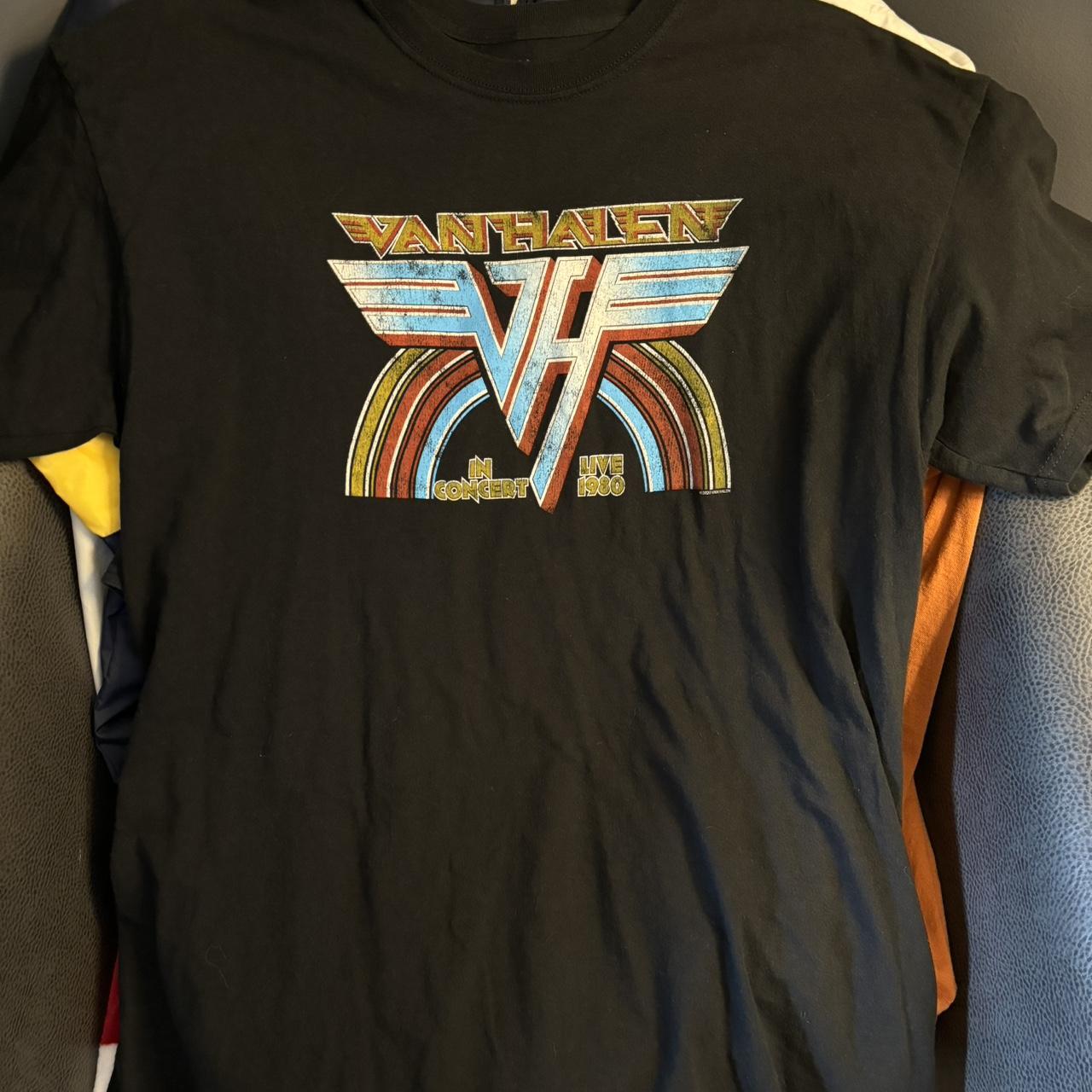 Vintage Van Halen 1980s tour T-shirt size XL - Depop