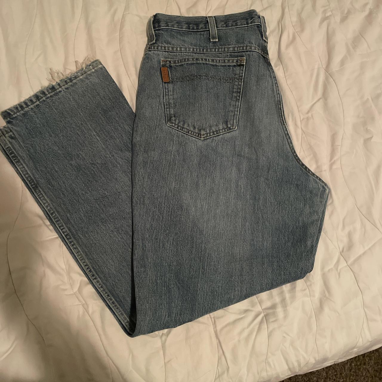 Cinch green label 36x32 blue denim jeans | Depop