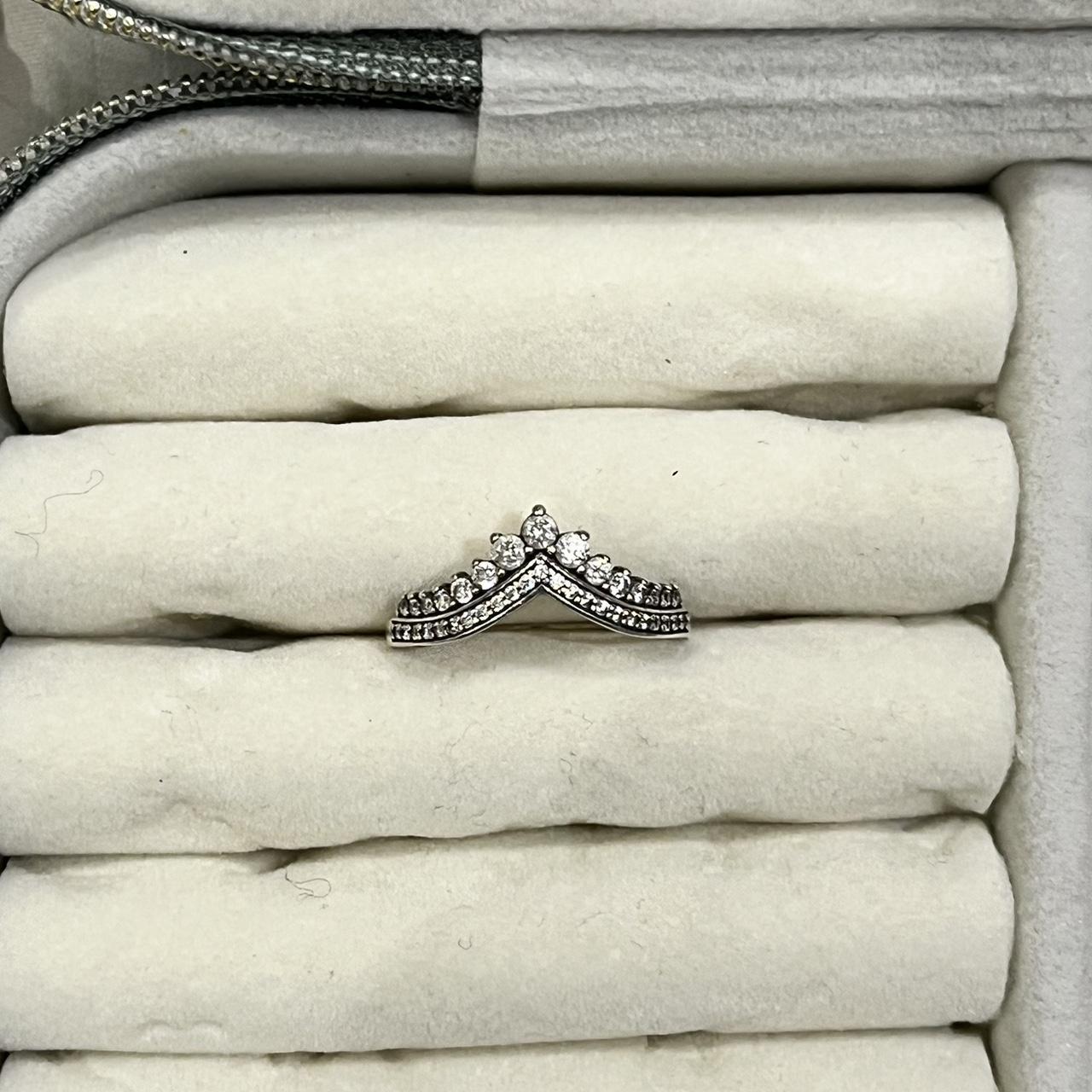 Pandora Princess wishbone ring • will come... | Depop