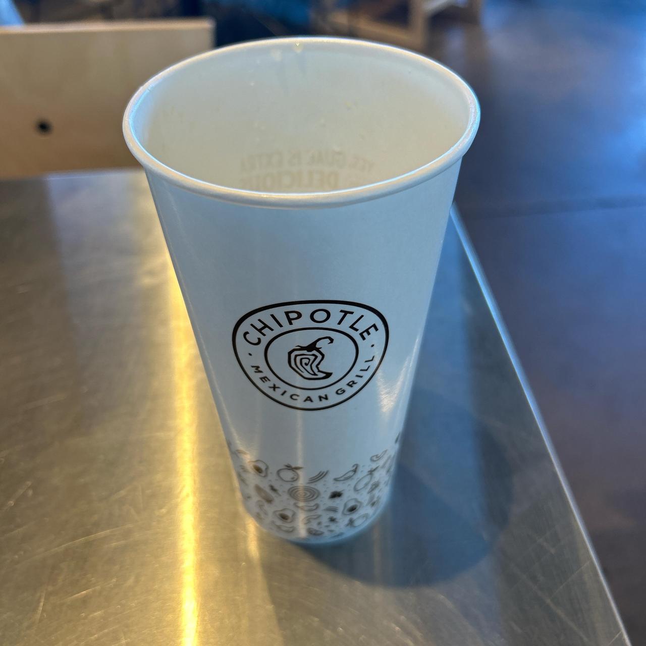 Chipotle cup Size medium Only a picture - Depop