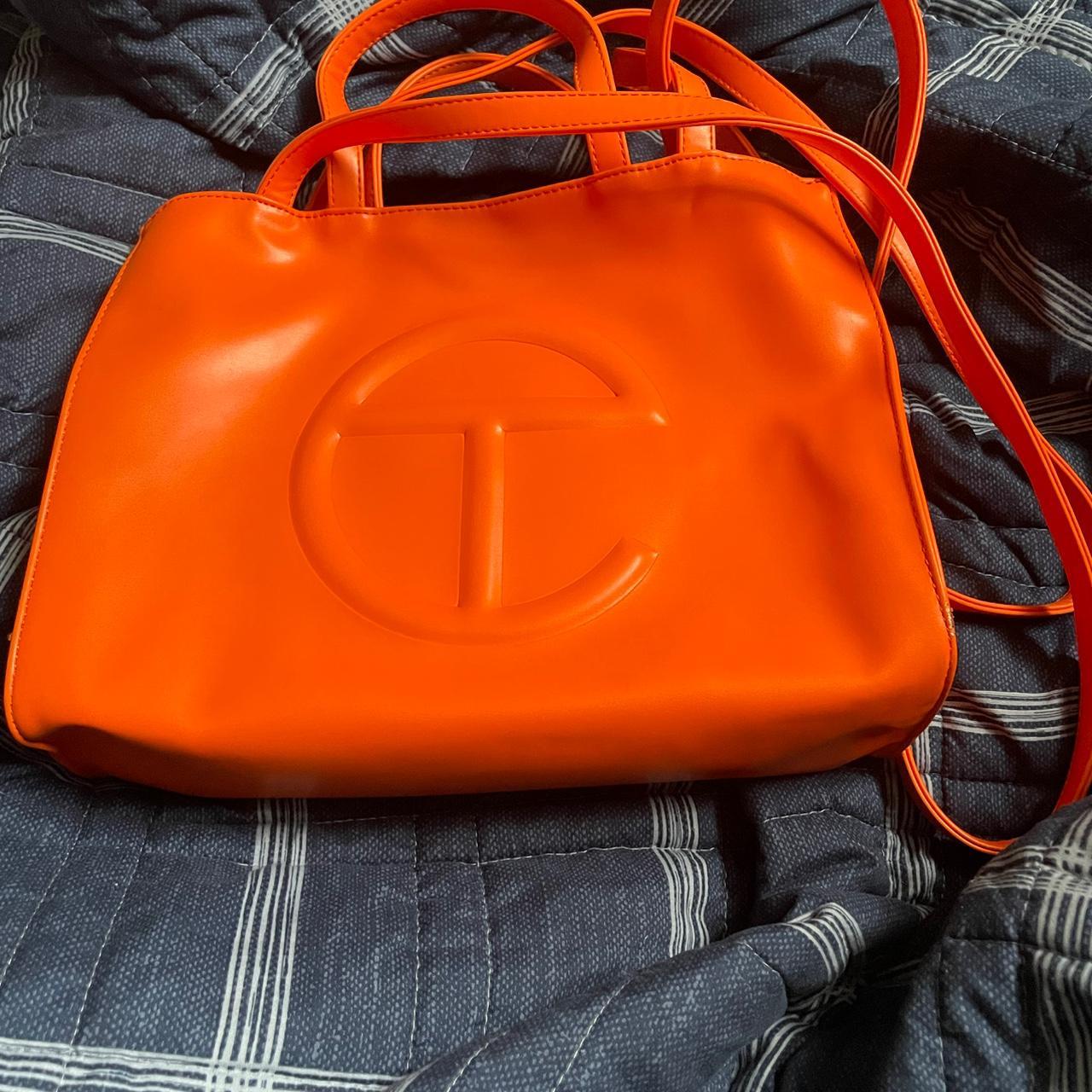 Orange Telfar bag #TelfarBag Only used once | Depop