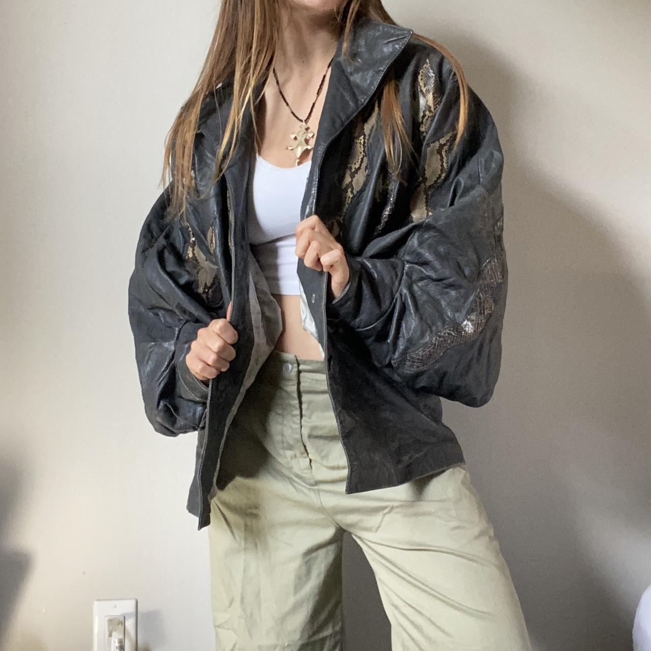 REAL SNAKE SKIN & HIGH QUALITY GENUINE LEATHER... - Depop