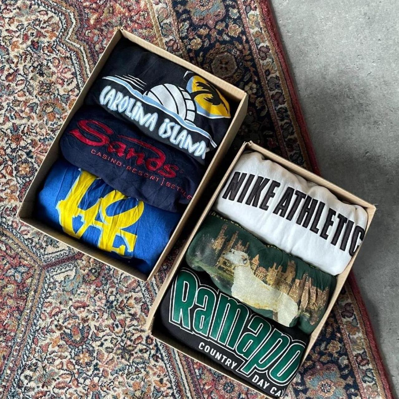3 piece t-shirt mystery box, guaranteed vintage tee,... | Depop