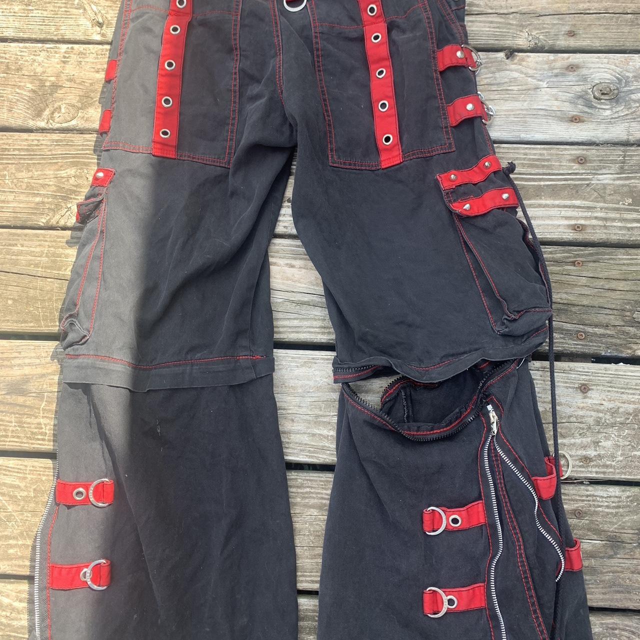 Year 03 Medium Tripp NYC pants Ripp in the front... - Depop