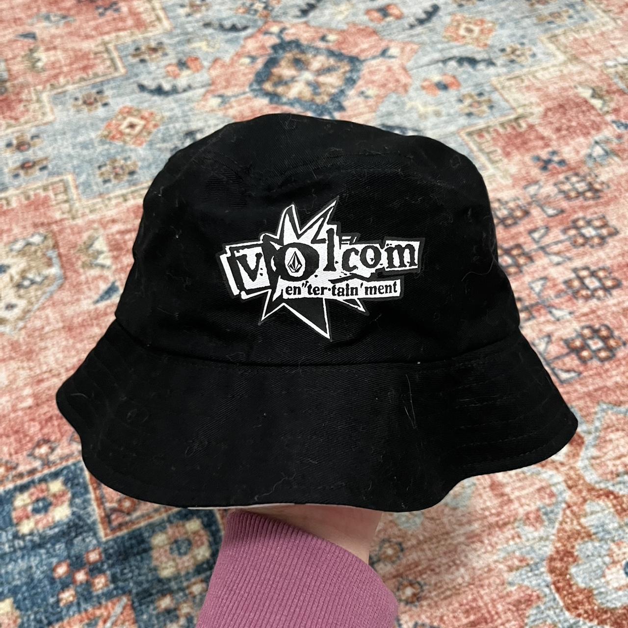 Black Volcom bucket hat never worn and brand new... | Depop