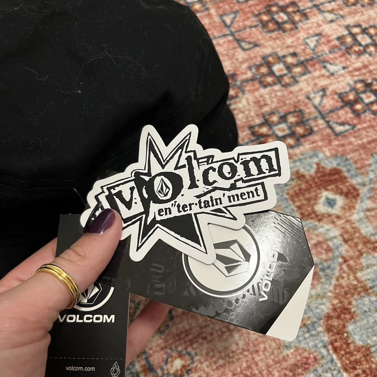 Black Volcom bucket hat never worn and brand new... | Depop