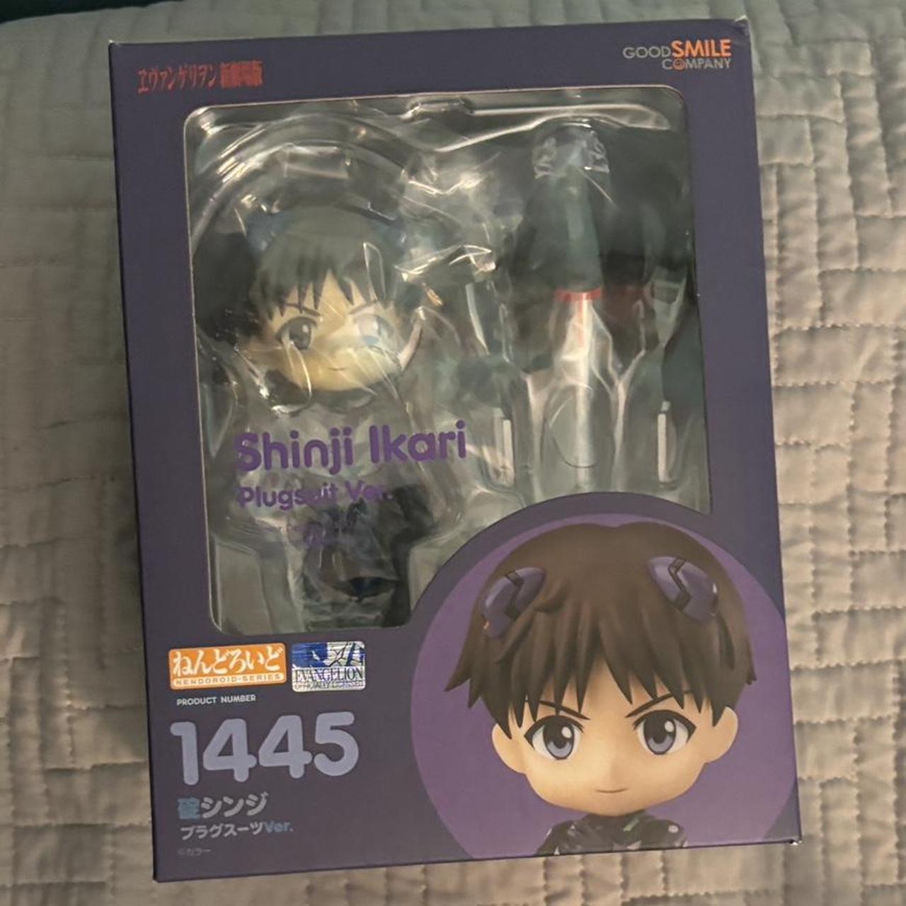 Shinji Ikari plug suit version nendoroid figure from... | Depop