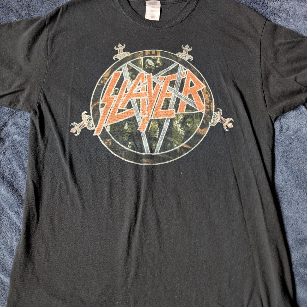 Slayer - Reign in Blood Tour '86 Size:... | Depop