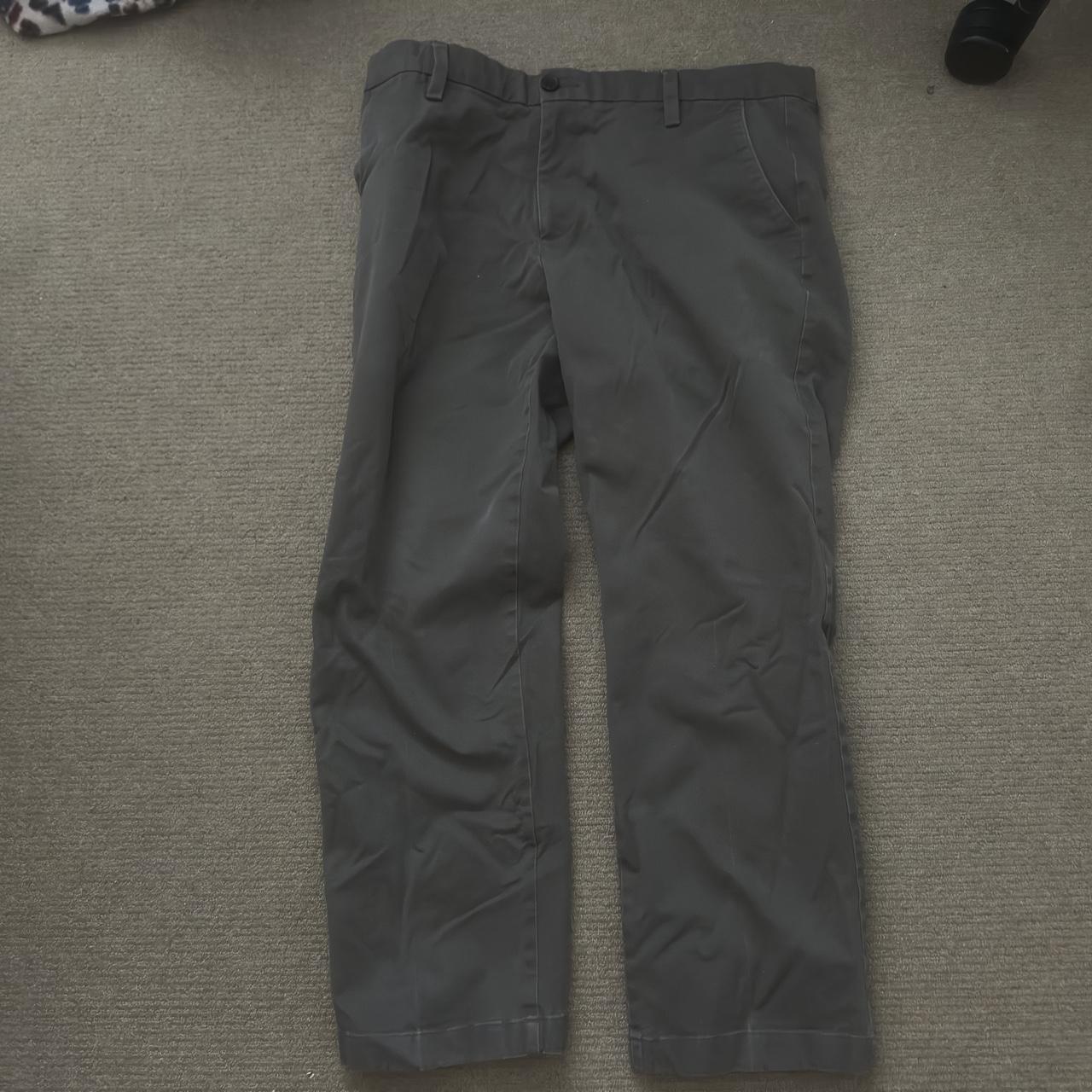 Grey Dockers Work Jeans - Depop
