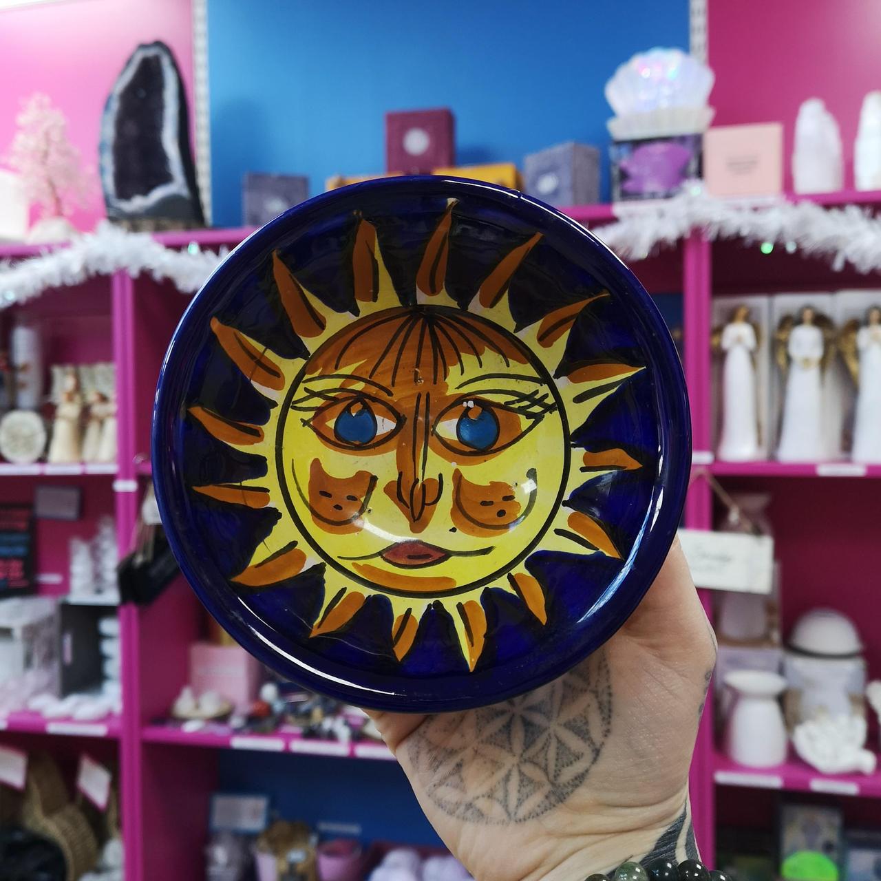 Celestial 90s ceramic bowl 🌞 Early 90s decor,... - Depop