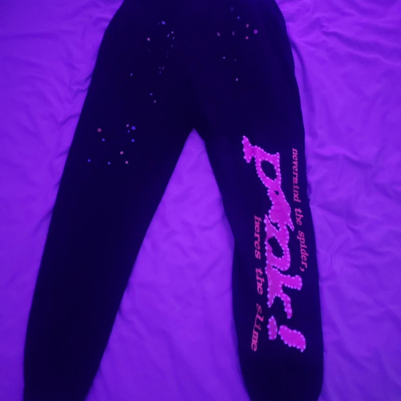 Sp5der Pants Pink - Depop