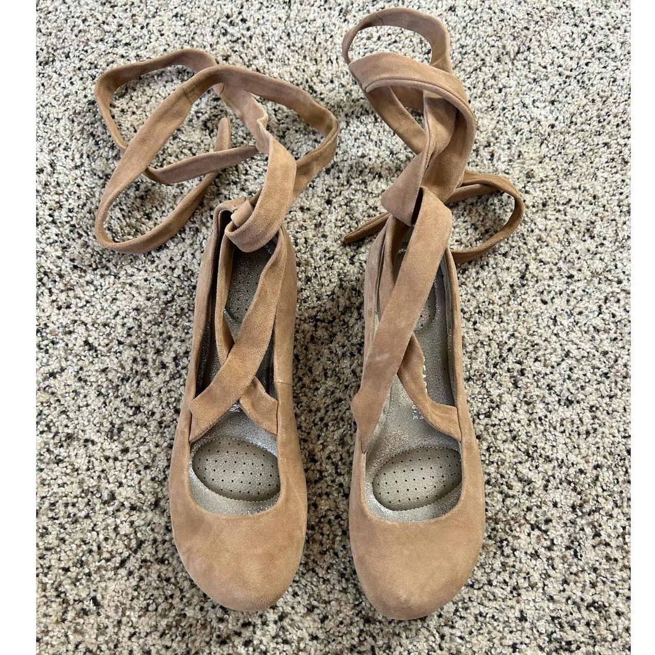 Reaction Kenneth Cole Pro-Pose Suede Ballet... | Depop