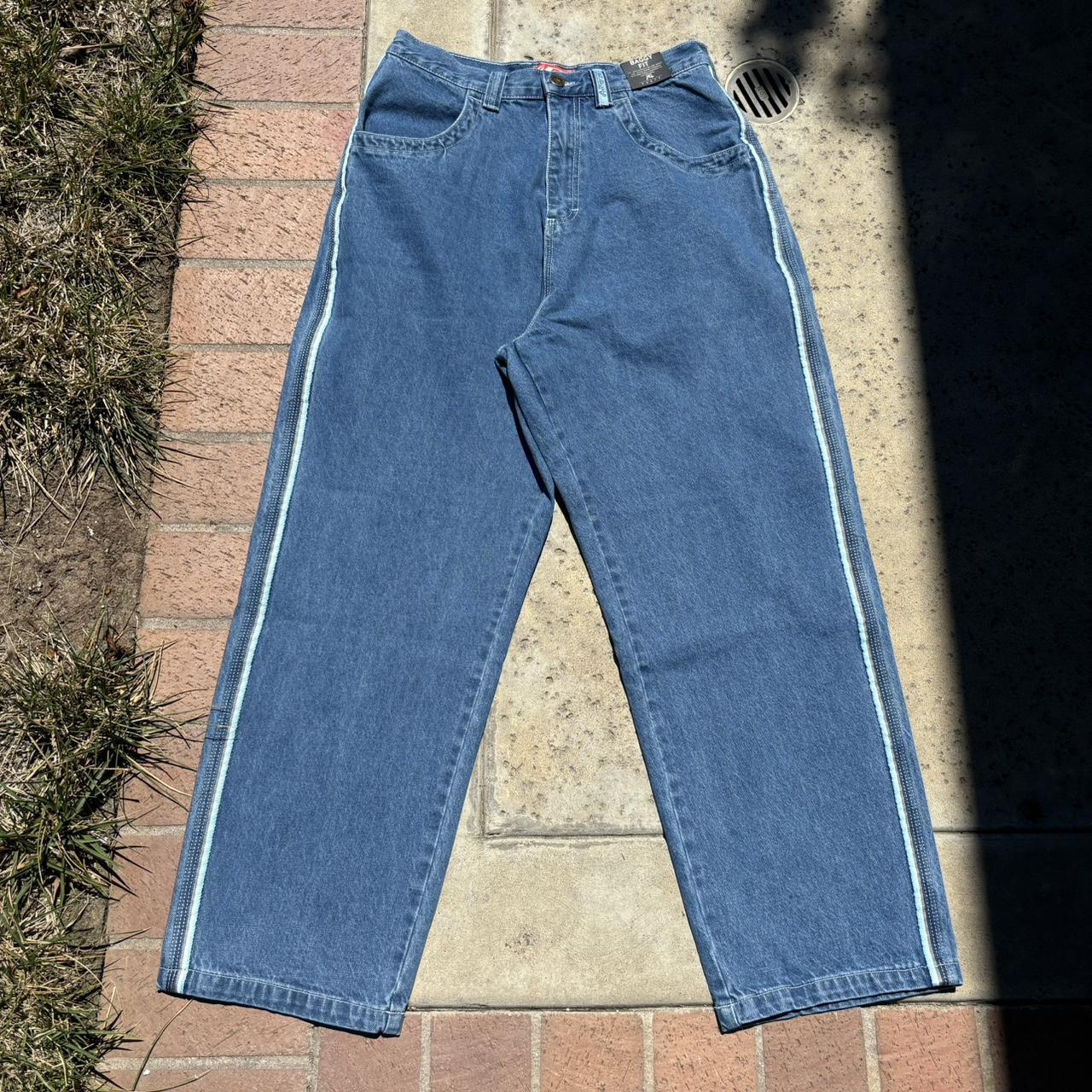 Rusty Surf Flip Daddy 2.0 Baggy Light Wash Jeans -... - Depop