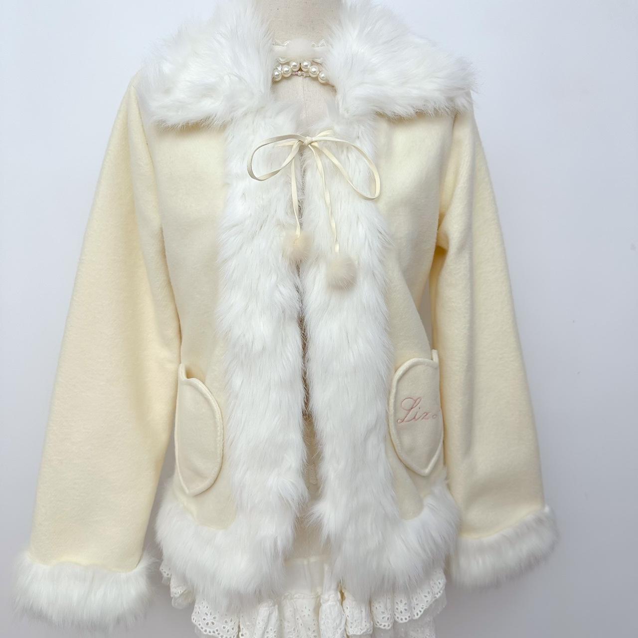 Vintage Liz Lisa Fur Coat | Bust 88-100cm | Length... - Depop