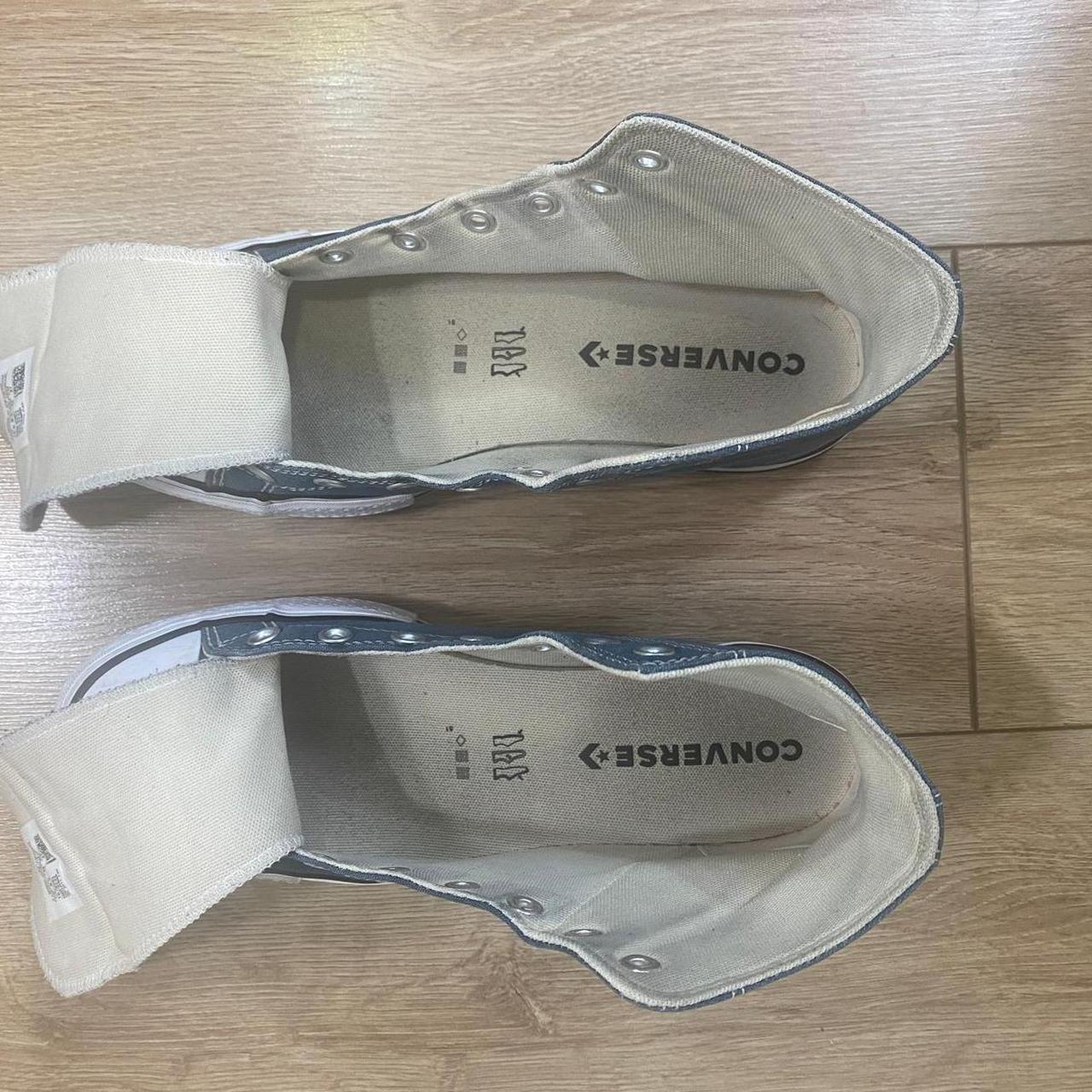 Green Converse trainers #Converse Used in good... | Depop