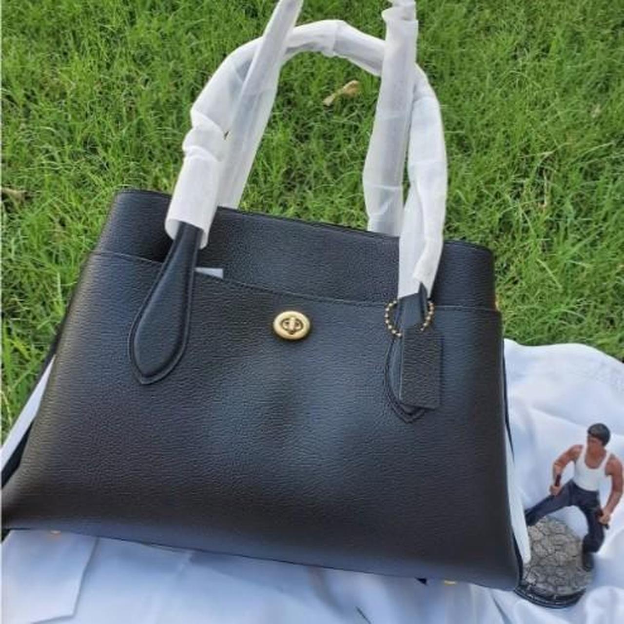 Coach 89486 Lora Leather Carryall Bag In... - Depop