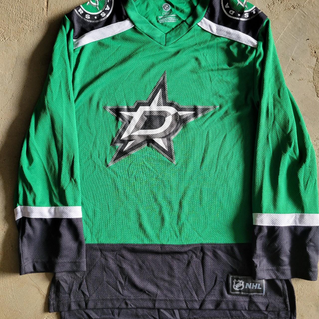 Dallas Stars green and white NHL hockey jersey #NHL... | Depop