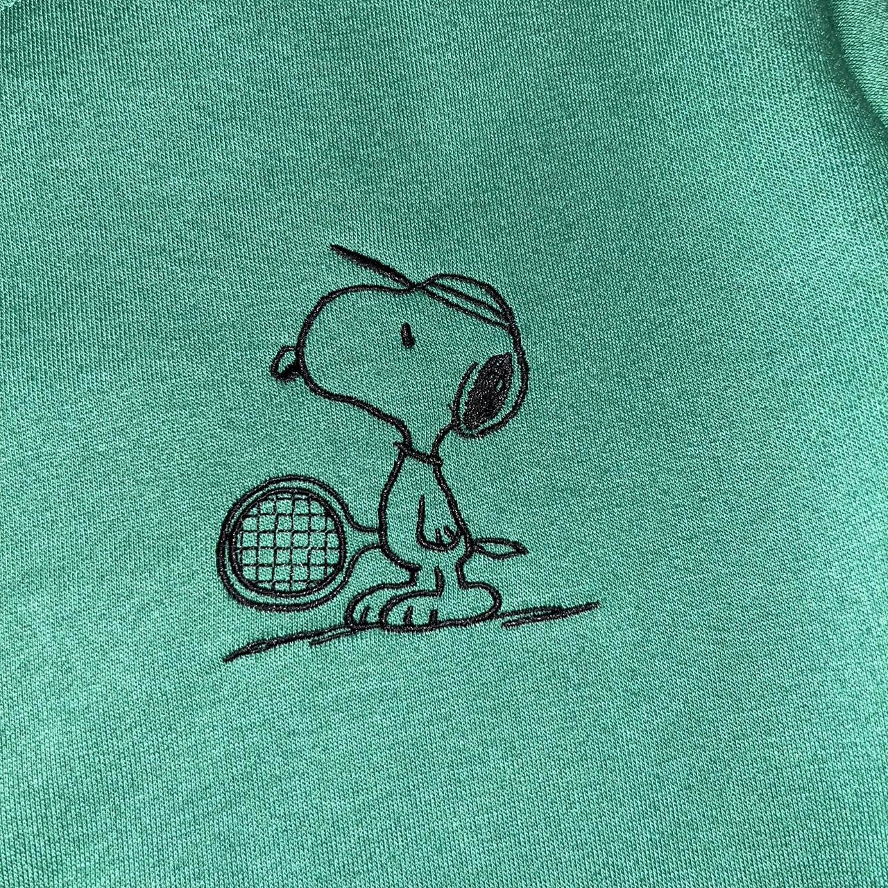 Green peanuts tennis club sweater Great quality Good... | Depop