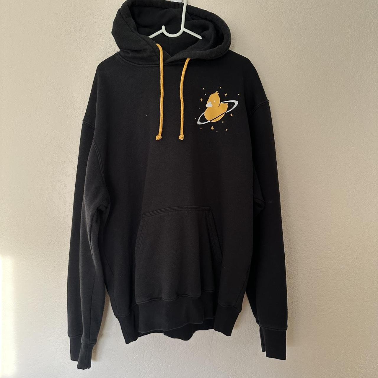 Quackity Planet Duck Hoodie L, heavy-weight no... | Depop