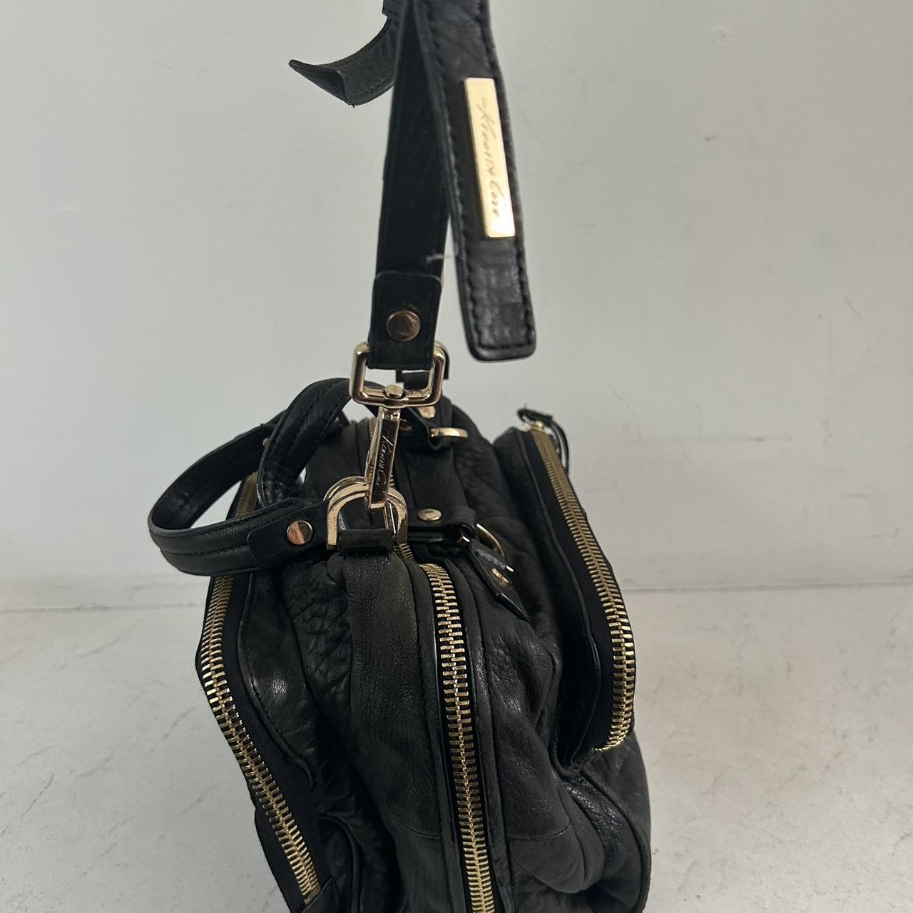 Gorgeous slouchy Kenneth Cole black with gold... - Depop