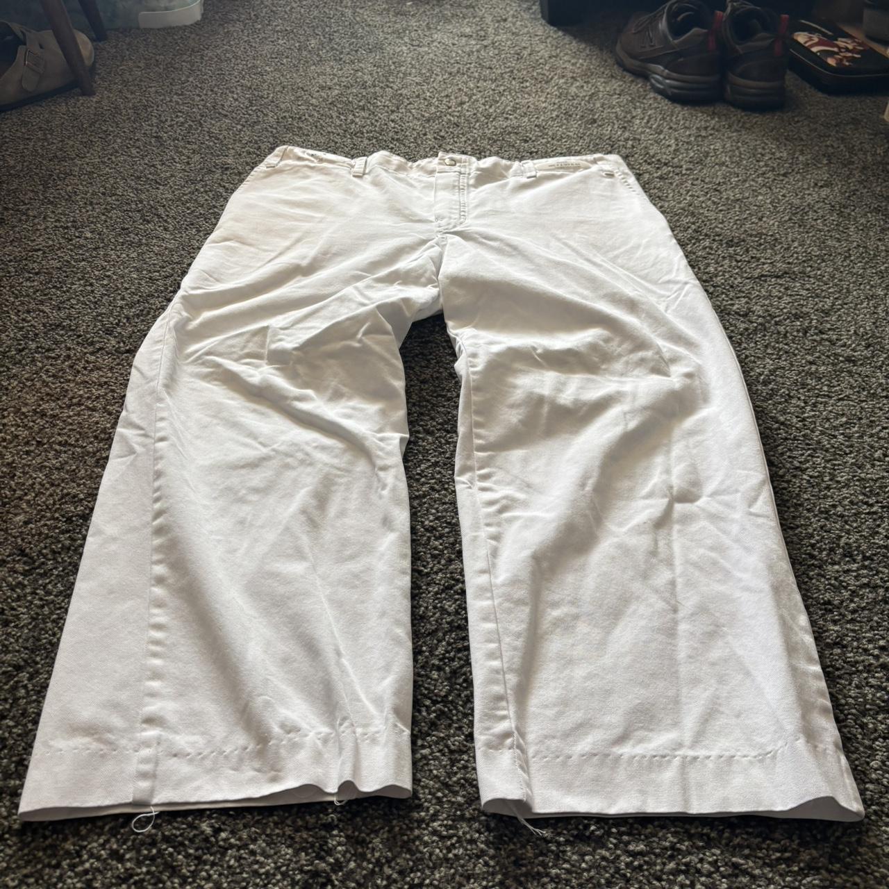 white pants light grease stained 38 waist 30... | Depop
