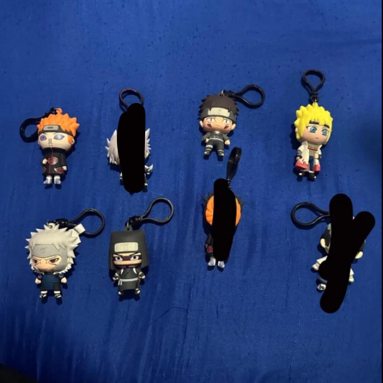5 naruto keychains from Shippuden Figural Blind Bag... - Depop