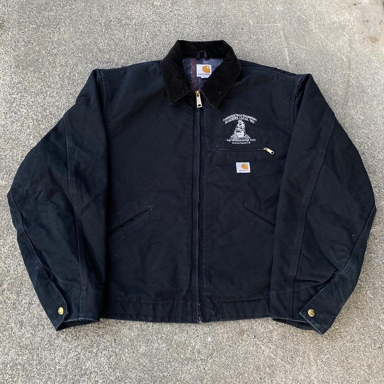 CARHARTT DETROIT BLANKET LINED JACKET WITH... - Depop