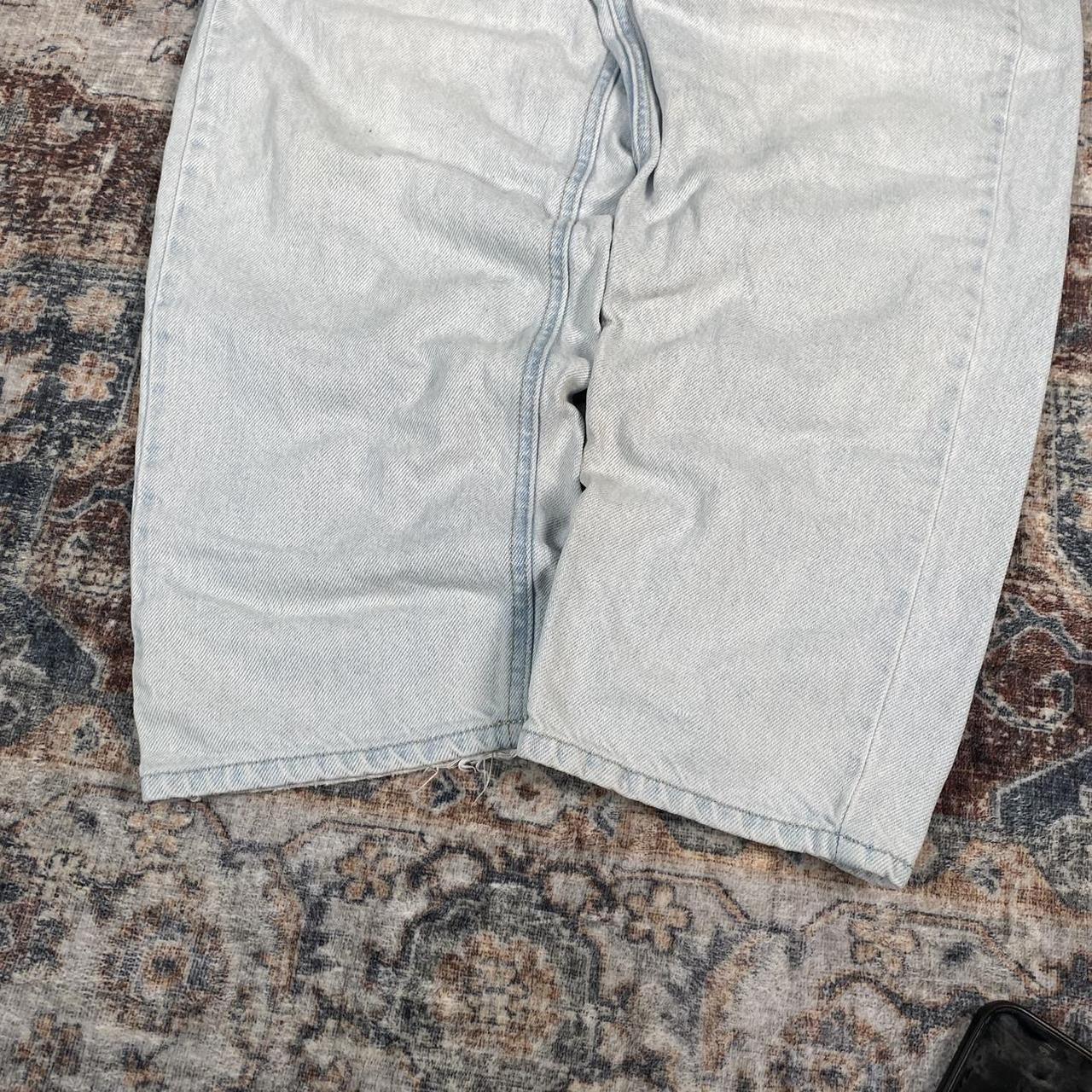 Empyre skater embroidered big logo sk8 light blue... | Depop