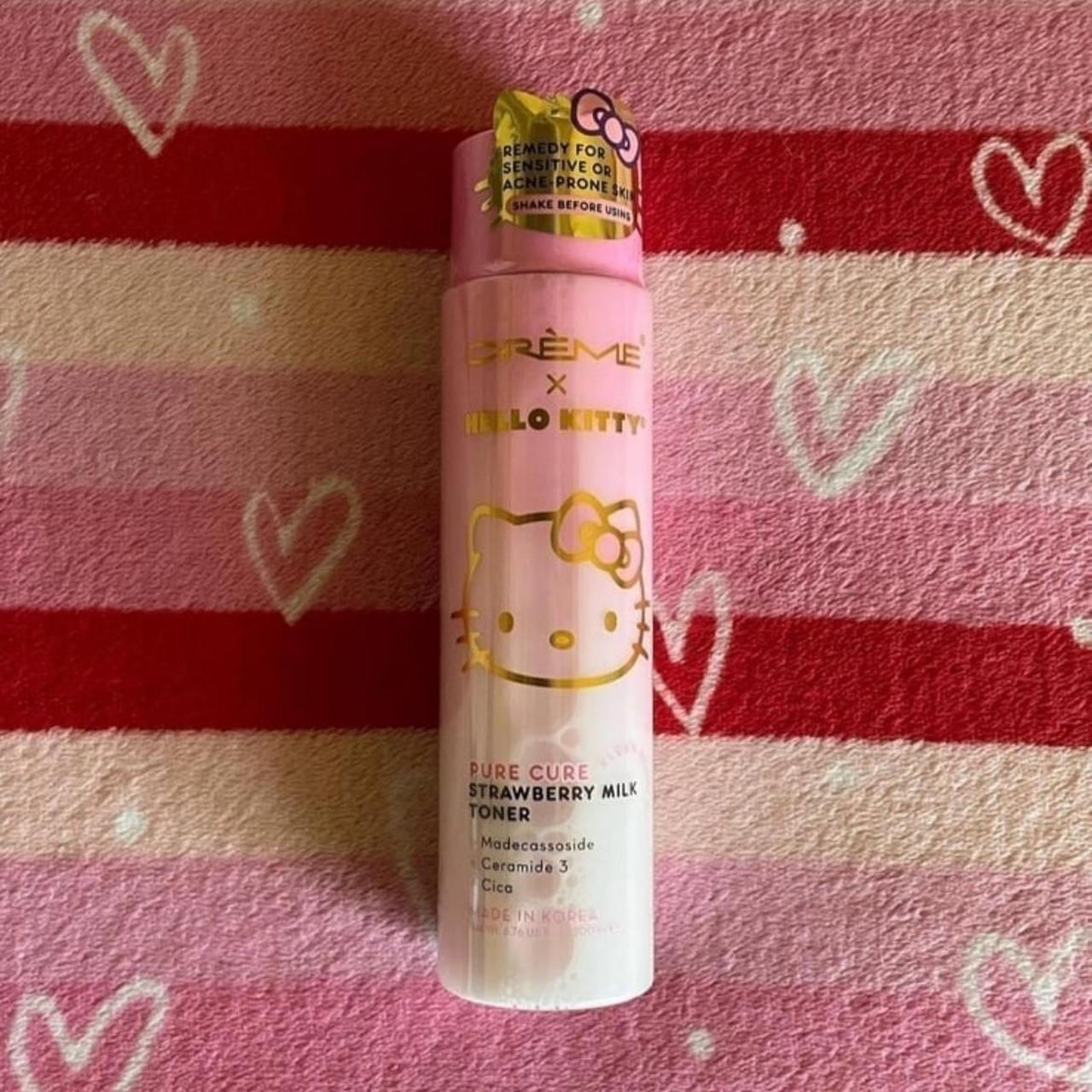 Creme shop x hello kitty strawberry milk toner... - Depop