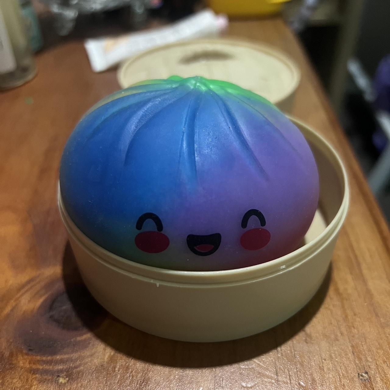 Rainbow squishy dumpling 🥟 🌈 #squishy #toy... - Depop