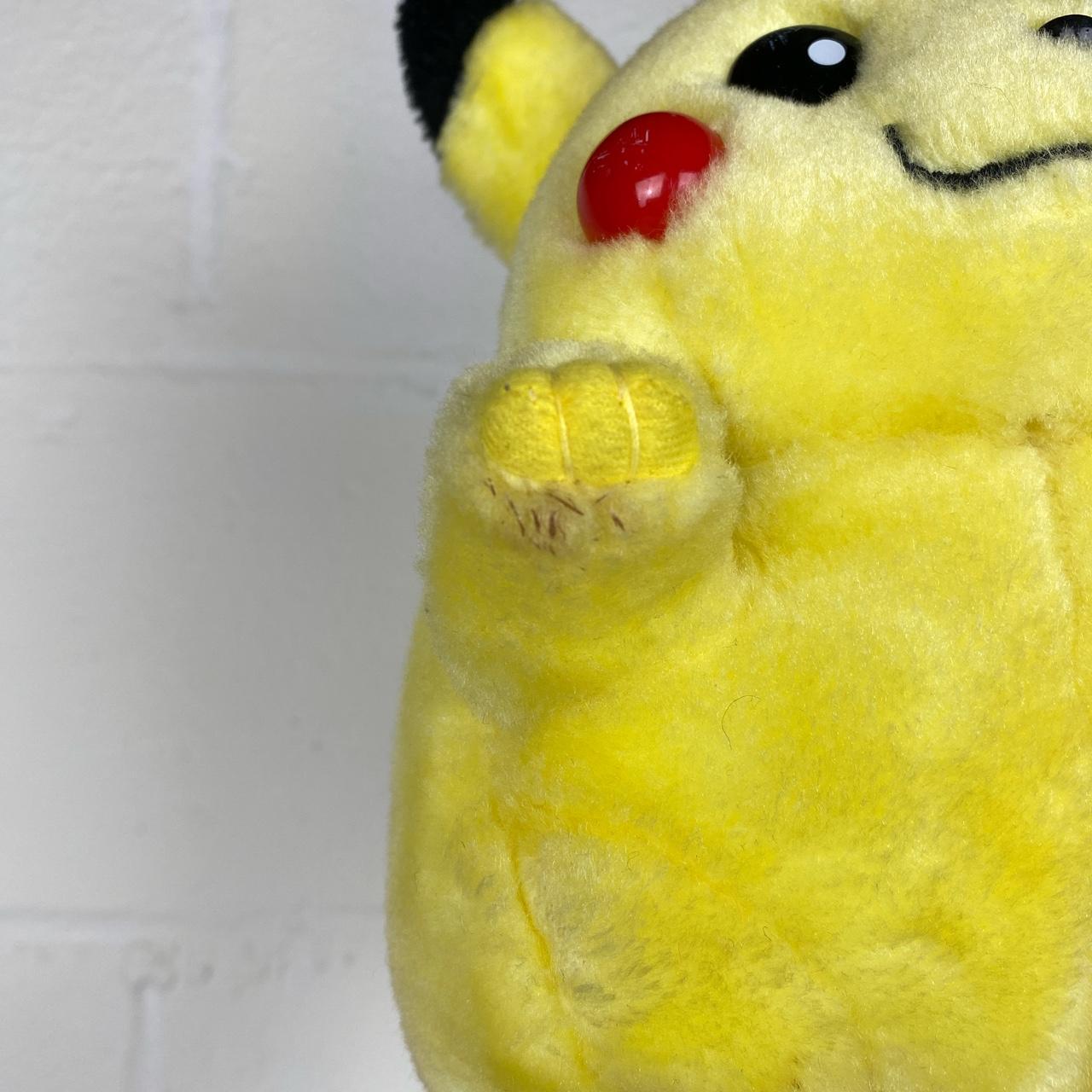 Vintage 90s Pikachu plush mini backpack • Good... - Depop