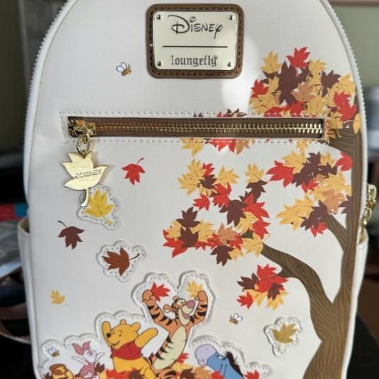 Loungefly Winnie the Pooh fall backpack. Slightly... - Depop