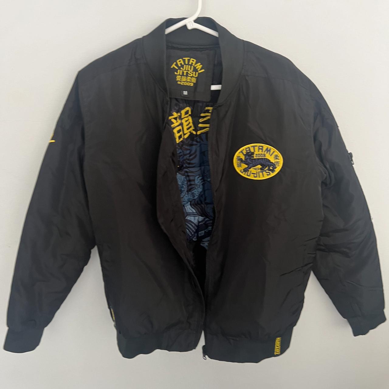 Tatami Men's Black BJJ Takedown Crew Bomber Jacket... - Depop