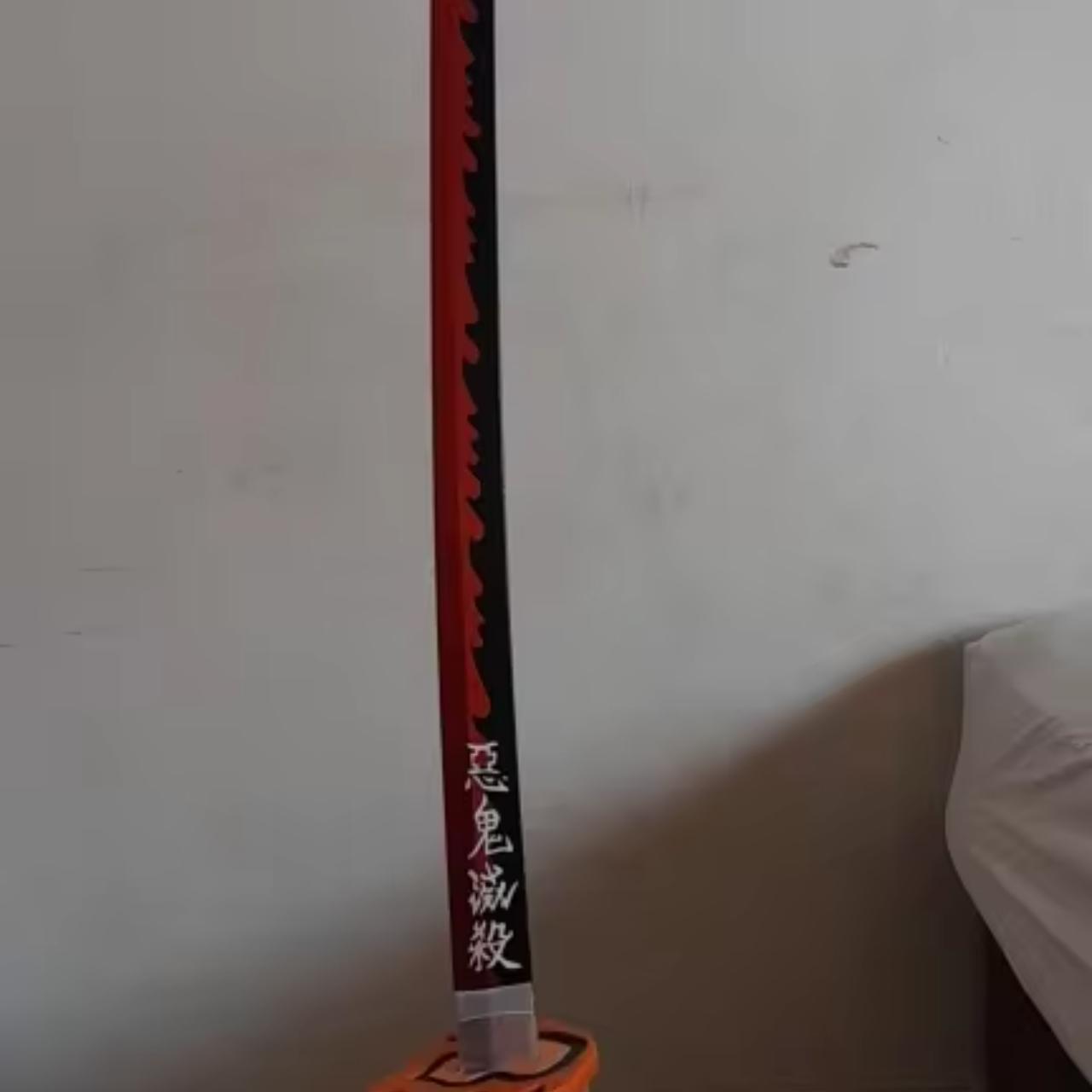 demon slayer prop sword - Depop