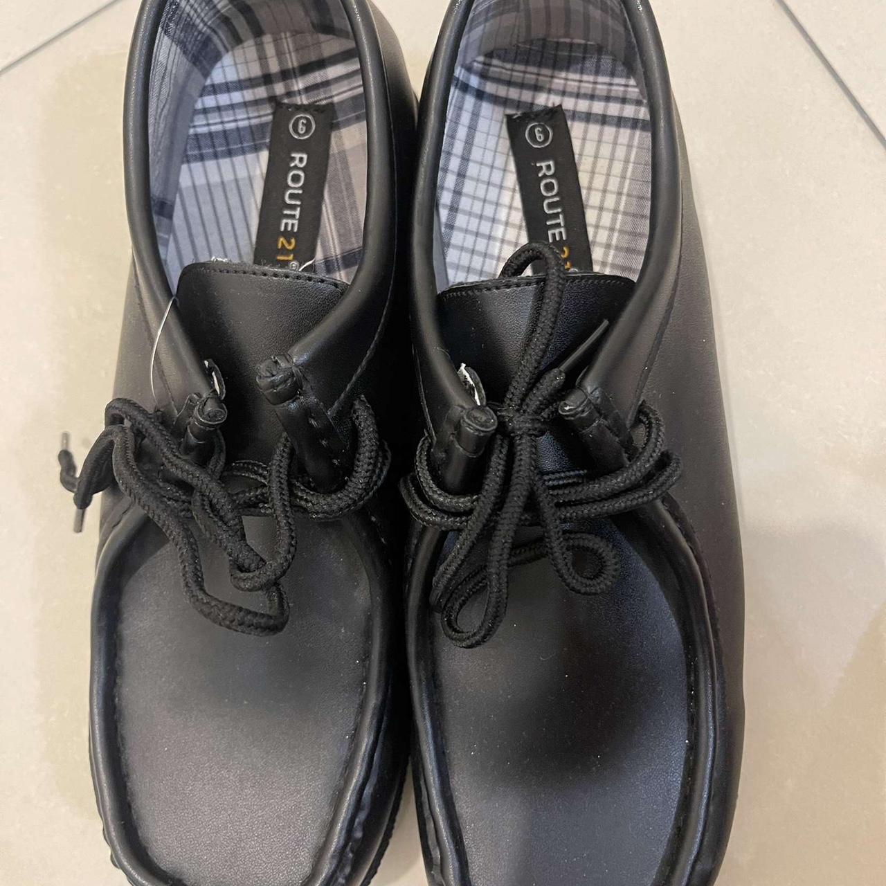 Black Route 21 JACE School Shoes Size 6 | Depop