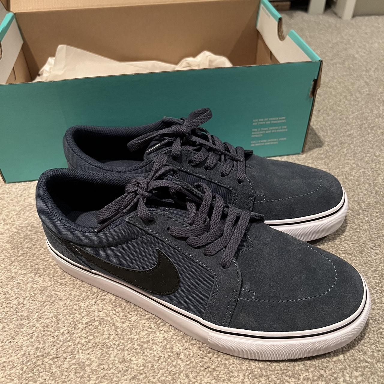 Nike blue SB trainers Barely worn Perfect skate... - Depop