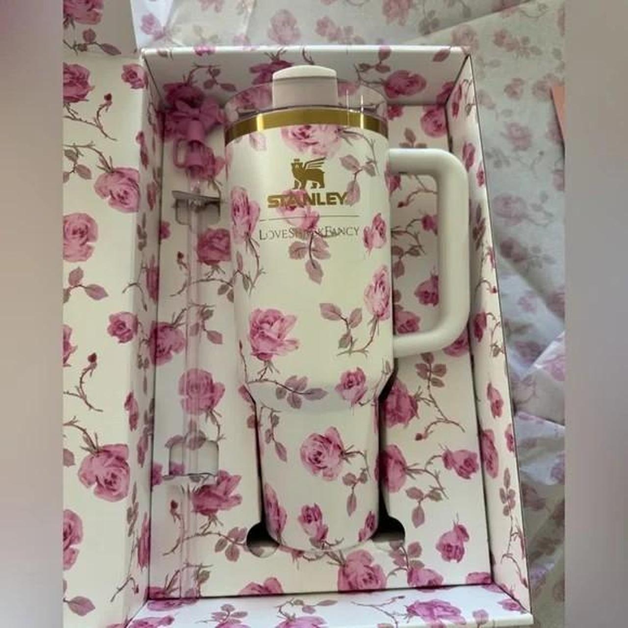 LoveShackFancy X Stanley Ribon Rosa Sold out... - Depop