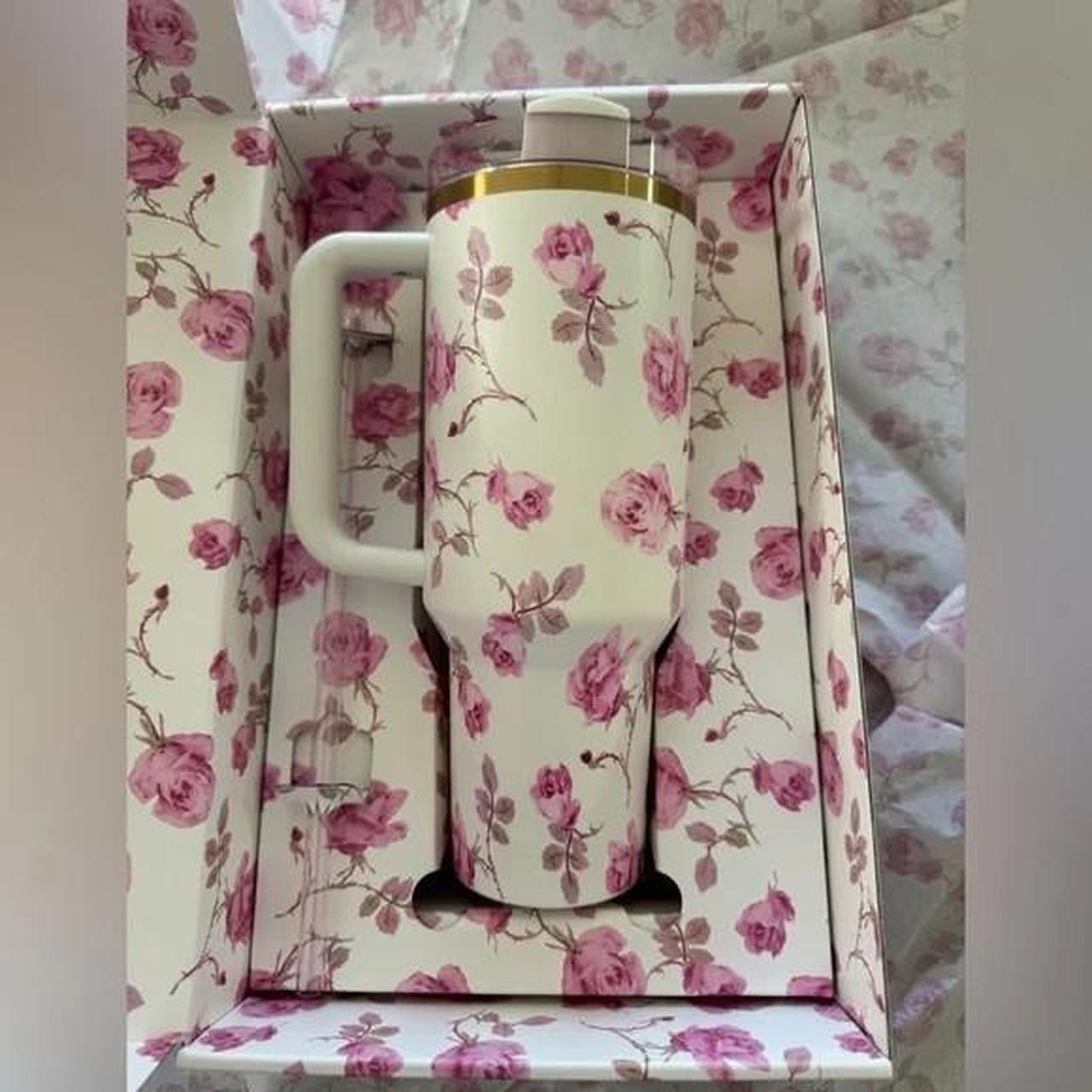 LoveShackFancy X Stanley Ribon Rosa Sold out... - Depop