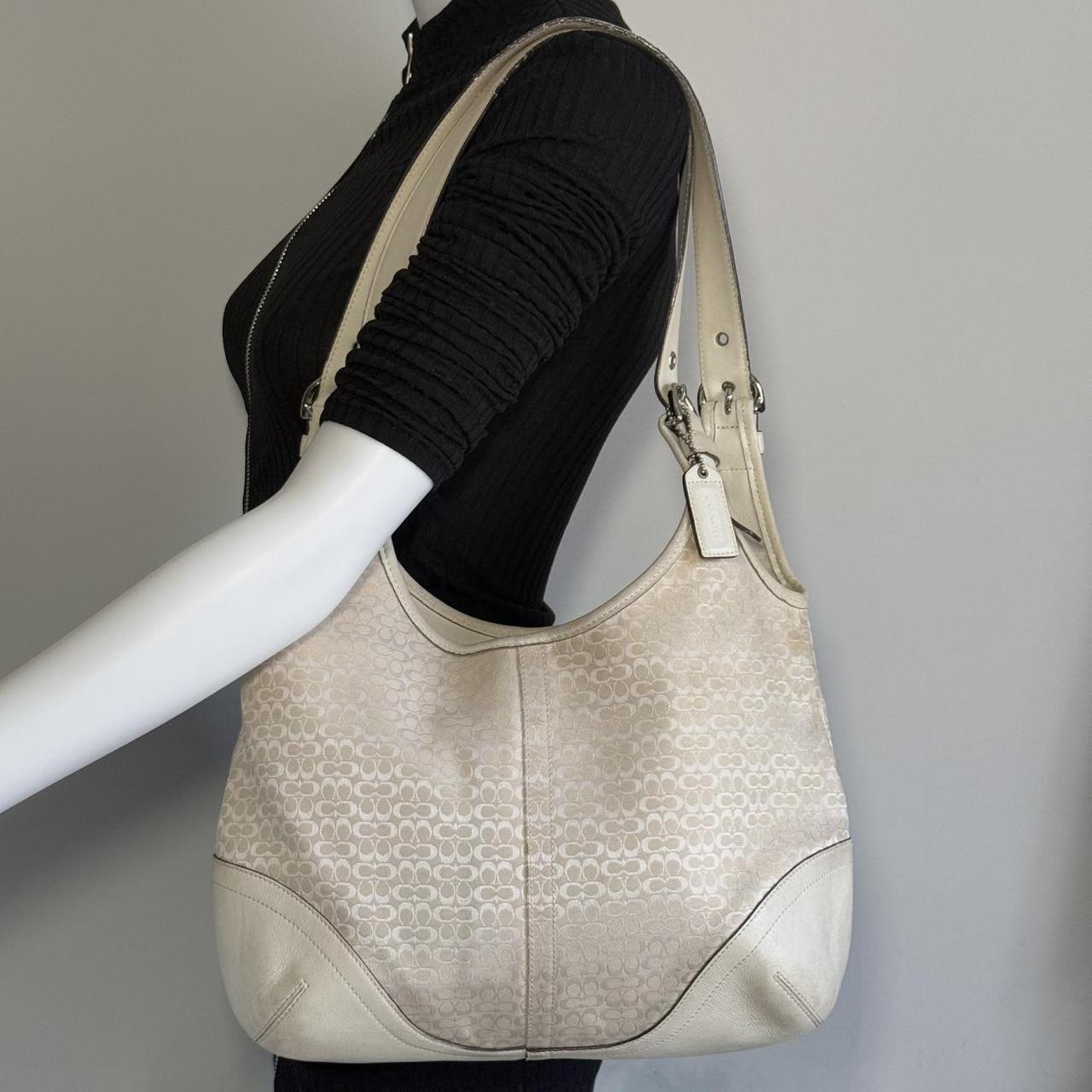 Vintage COACH Monogram 6800 Soho Leather Trim Slim... | Depop