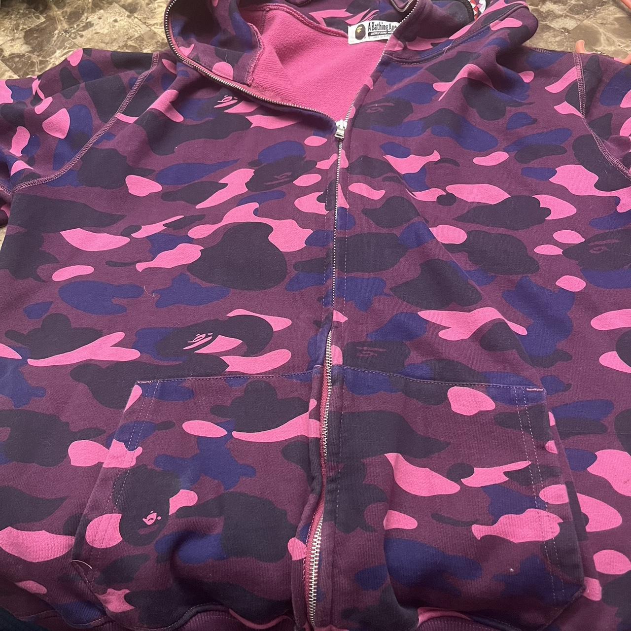 Bape zip up In great condition Worn once to try on XXL - Depop