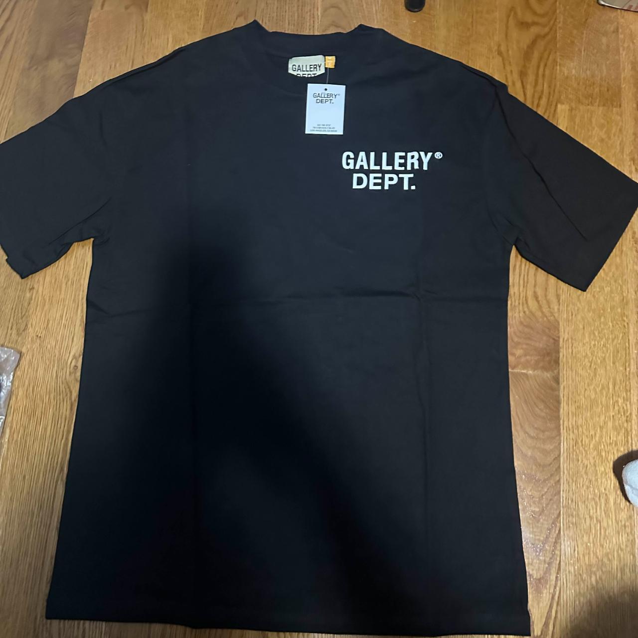 Gallery Dept Black and White Shirt Tee Size :... - Depop