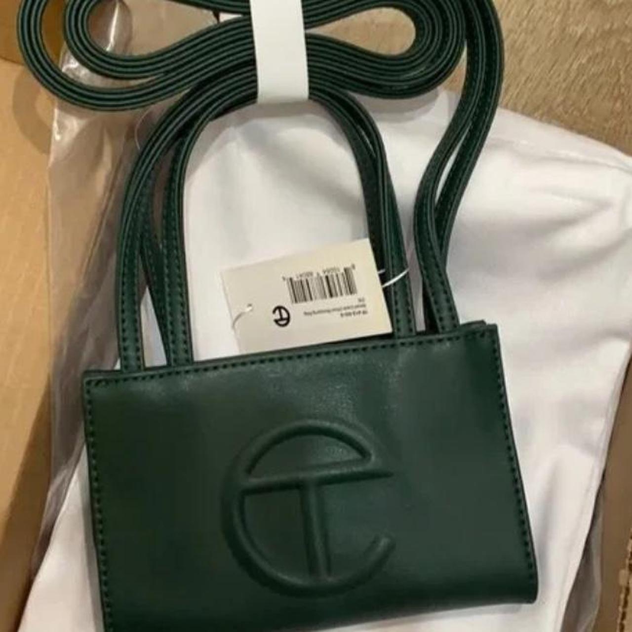 This is a dark green telfar bag, my first selling!$ - Depop