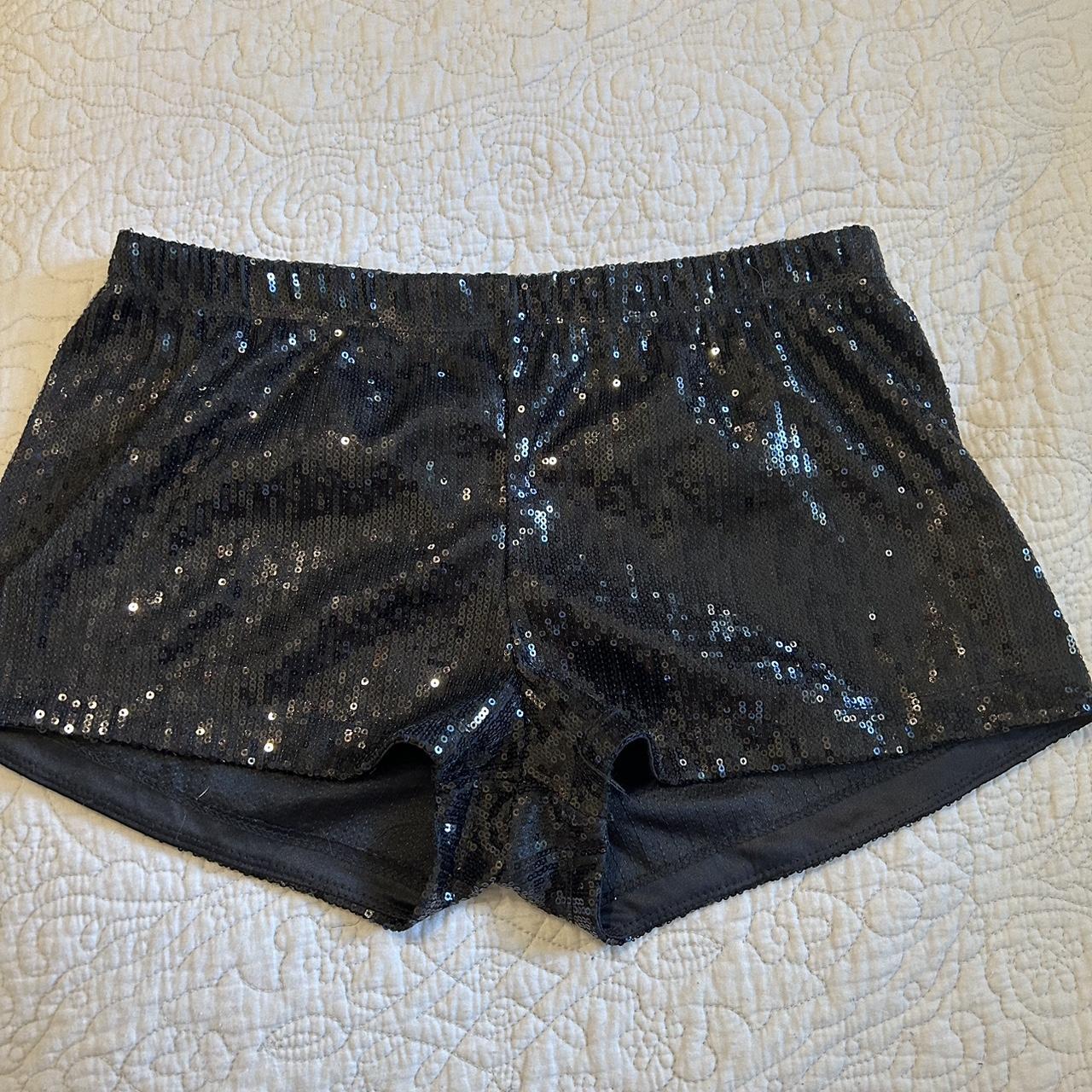 Sparkly festival shorts. They are a small but can... - Depop