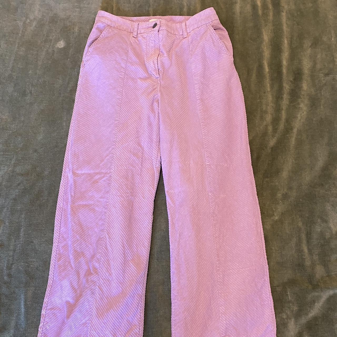 Gorman Lucy Corduroy Pant in Lilac wide leg,... - Depop