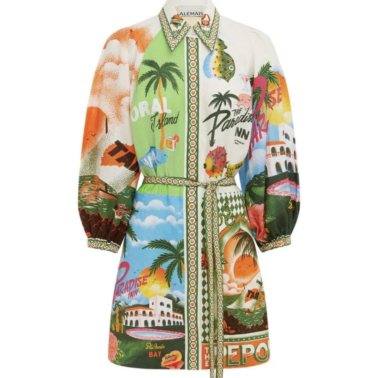 Alemais brand new Paradiso mini. Green and white... - Depop