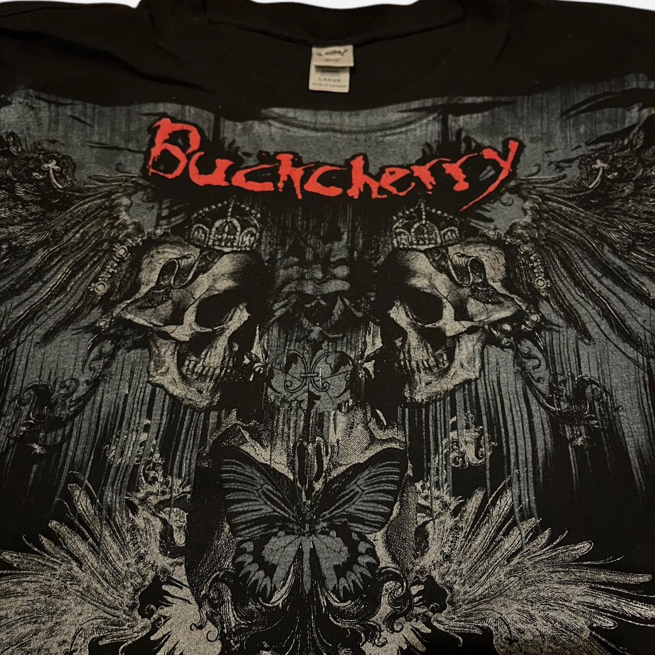 Black & red Buckcherry band tee Large can fit like a... - Depop