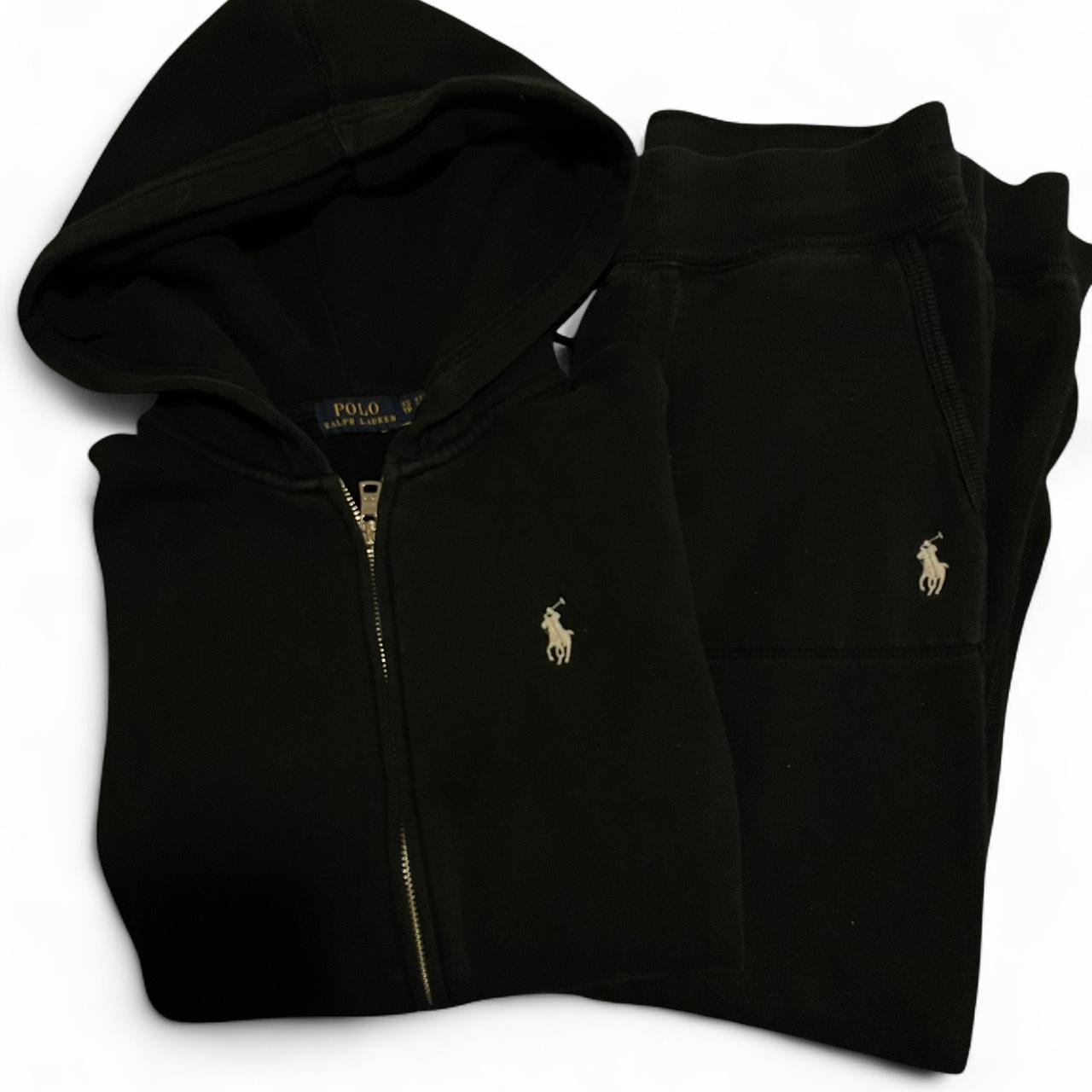 Black Polo Ralph Lauren tracksuit #tracksuit Sizes... | Depop