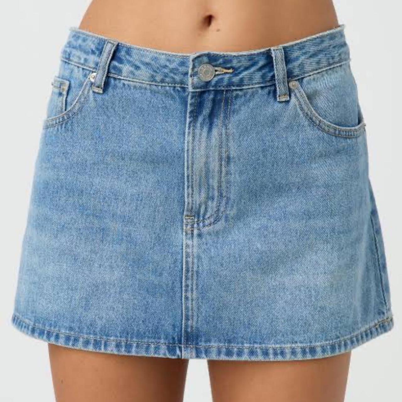 glassons mini denim skirt - perfect summer basic -... - Depop